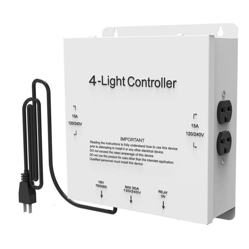 4-Light Master Lighting Relay Controller – 888 HydroGarden Supply